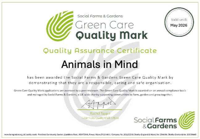 Quality | Animals in Mind